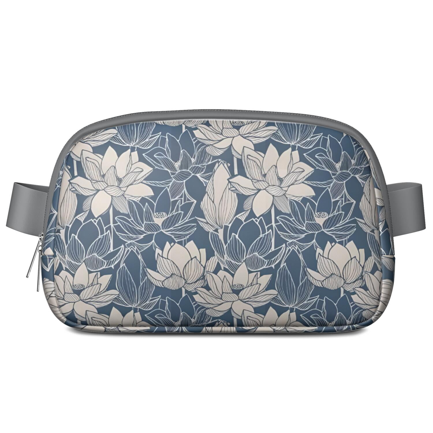 Retro Flower Waist Bag - Waterproof Fanny Pack with Vintage Bloom ...