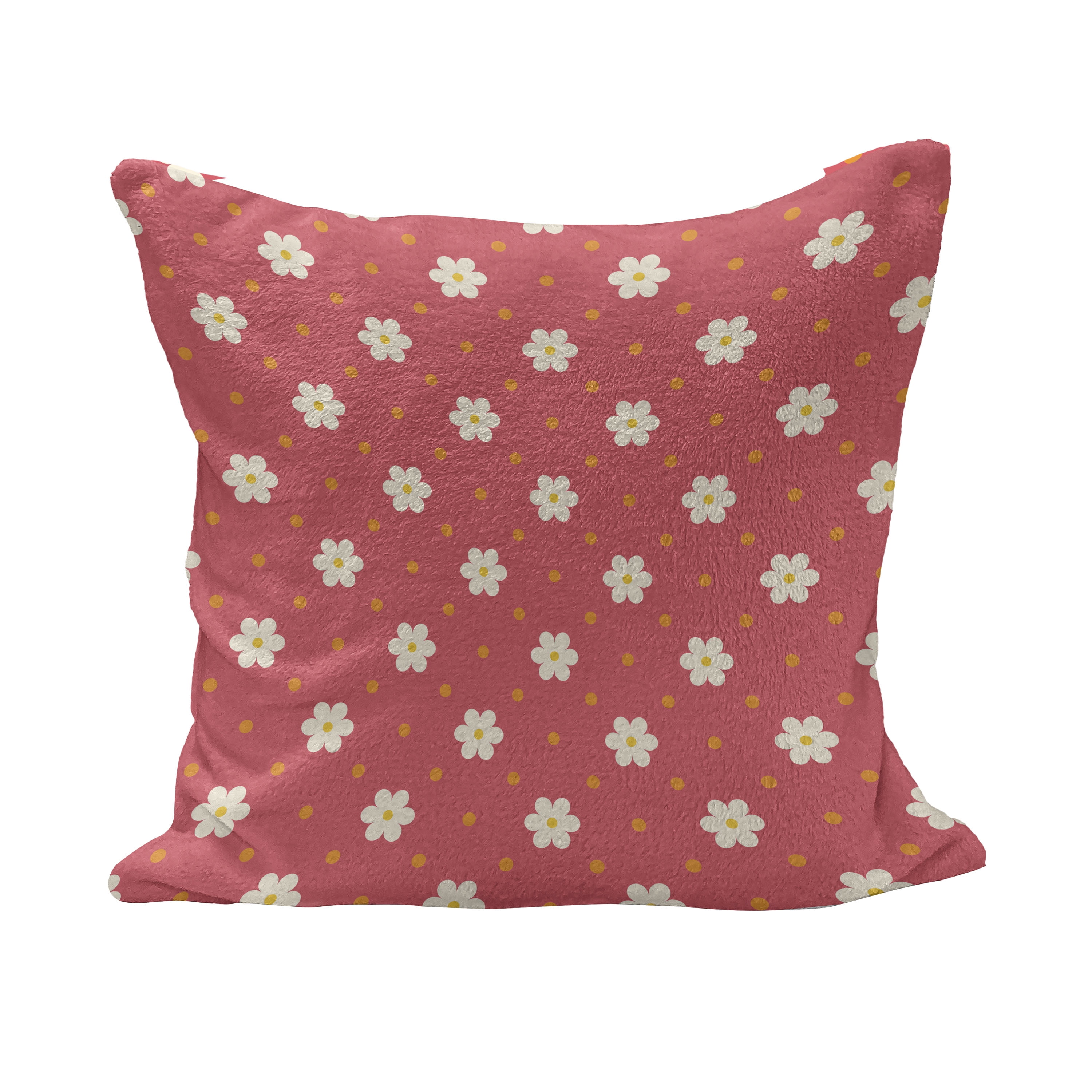 Retro Fluffy Throw Pillow Cushion Cover, Exquisite Pattern Composition ...