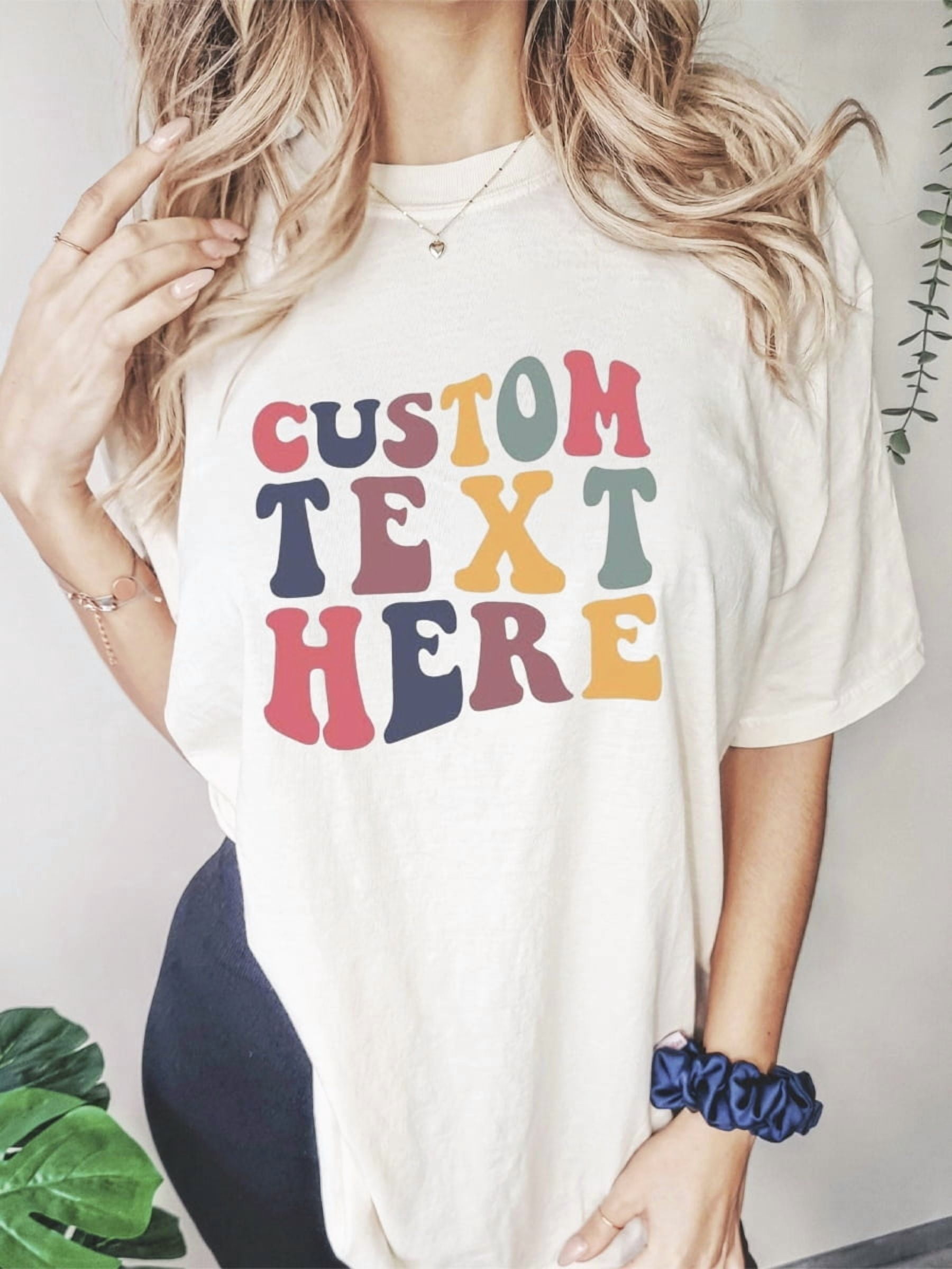 Retro Font Shirt - Walmart.com