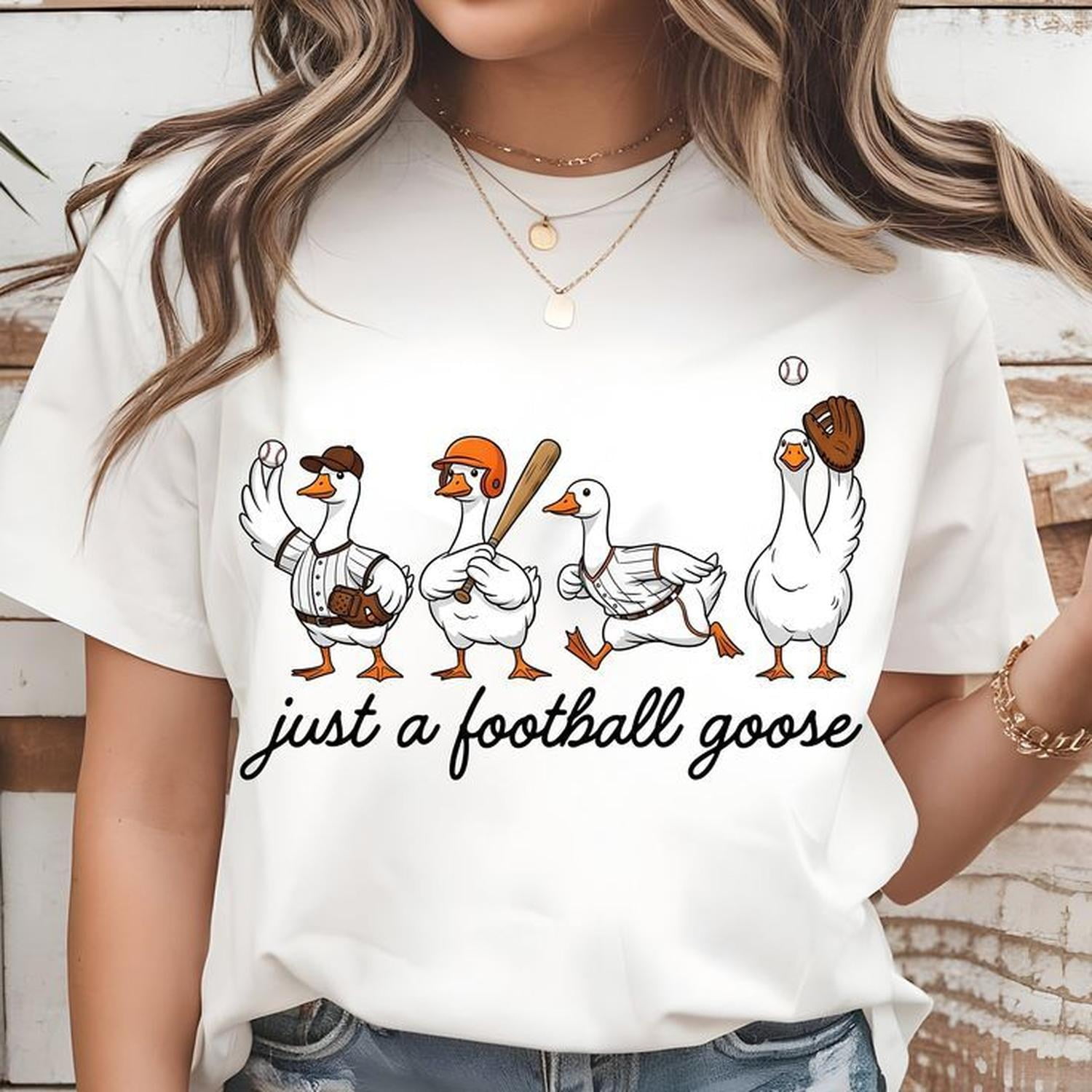 Retro Football Png, Fall Football Png, Football Goose Png, Goose ...