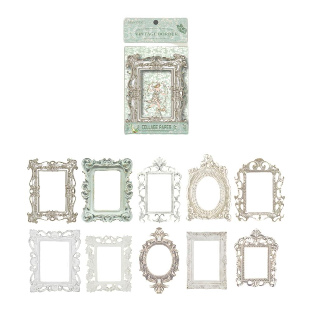 Retro Frame Hollow-Out Square Round Shape Picture Frames K8F1 1 Collage ...