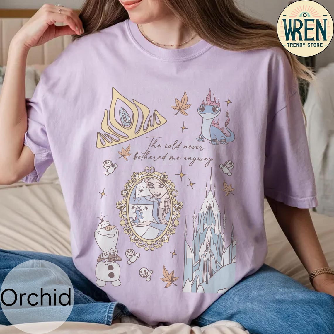 Retro Frozen Elsa Princess Coquette Bow Portrait The Cold Never ...