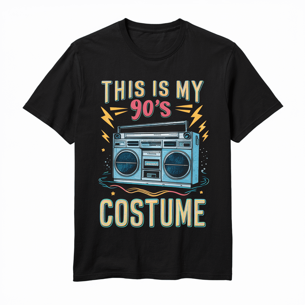 Retro Funk Lazy 90s Costume T-Shirt Vintage Tee - Walmart.com