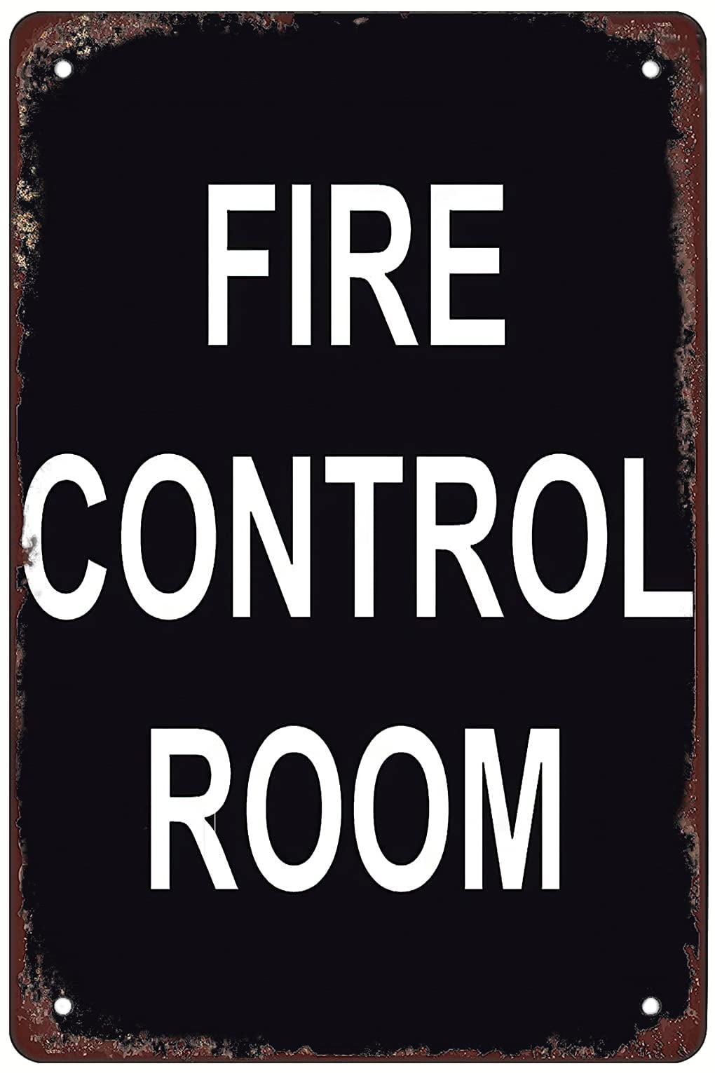 Retro Funny Metal Sign Sheet Signs Tin Sign, Firefighter Heroes Are ...