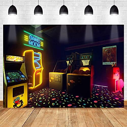 Retro Game Backdrop for Party Decorations Retro Video Game Studio ...