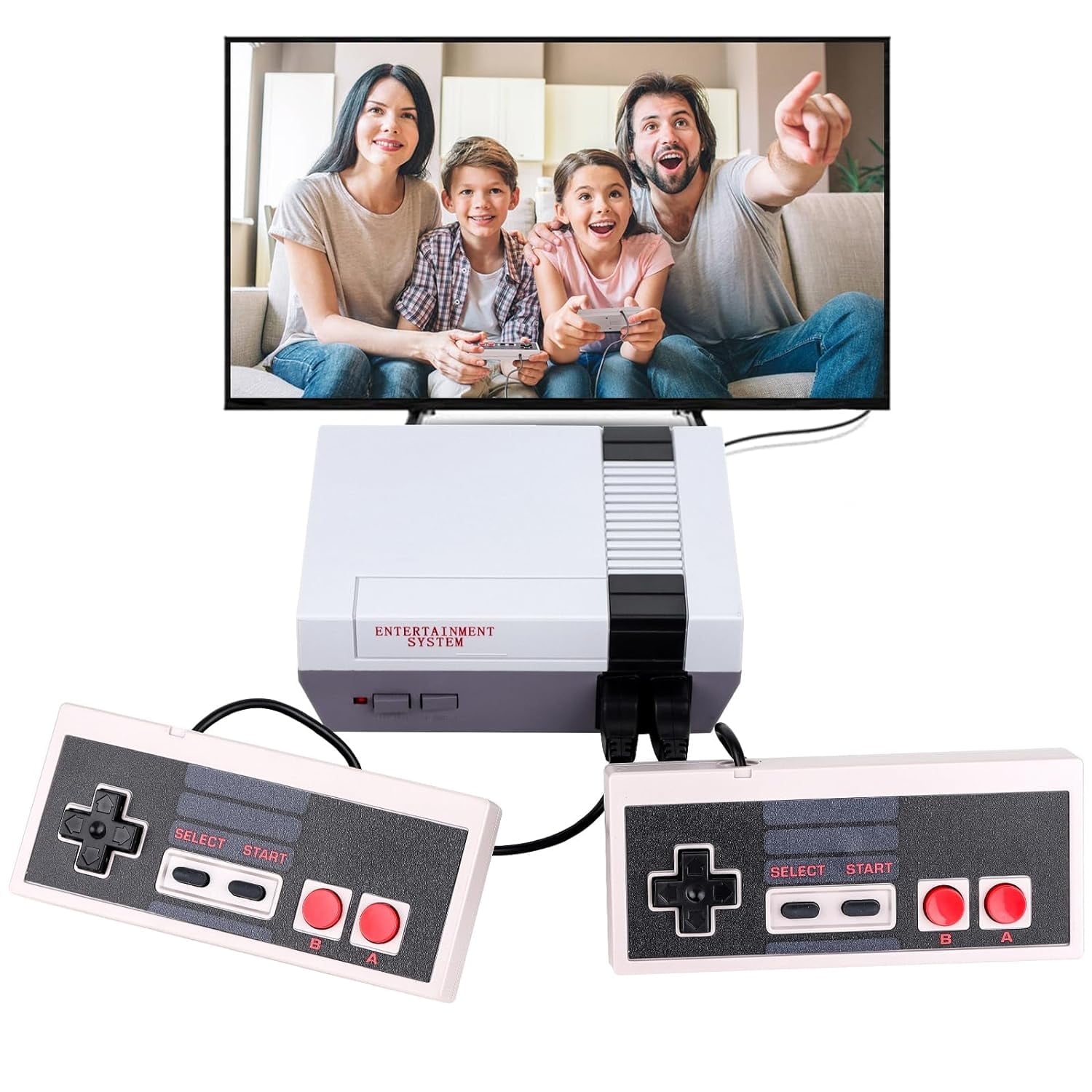 Retro Game Console – Classic Mini Retro Game System Built-in 620 Games ...