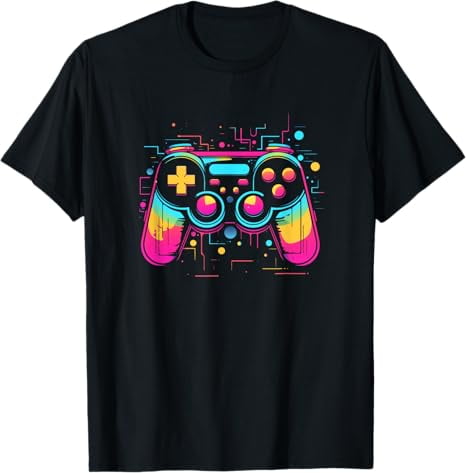Retro Game Controller Gaming 80s Style for mans T-Shirt - Walmart.com