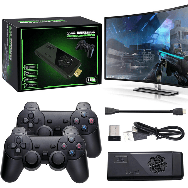 Retro Game Stick - Revisit Classic Games with Built-in 9 Emulators ...