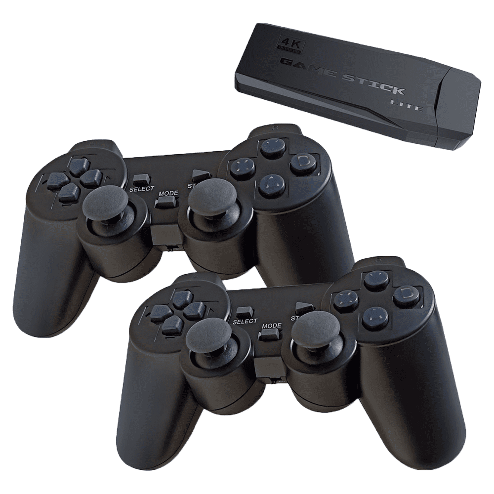 Retro Game Stick with Built-in 9 Emulators, 10000+ Games, 4K HDMI ...