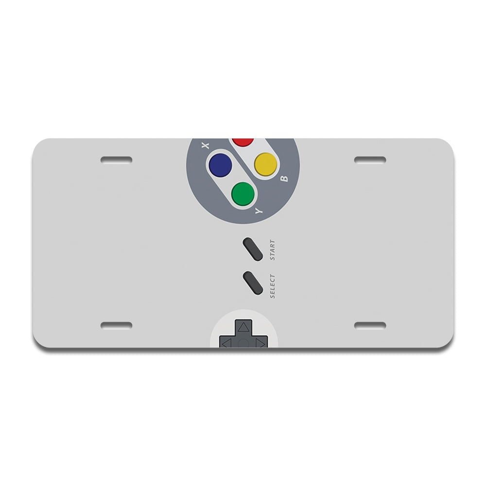 Retro Gamer 1 Aluminum License Plate| License Plate 12" X 6" Fits Any ...