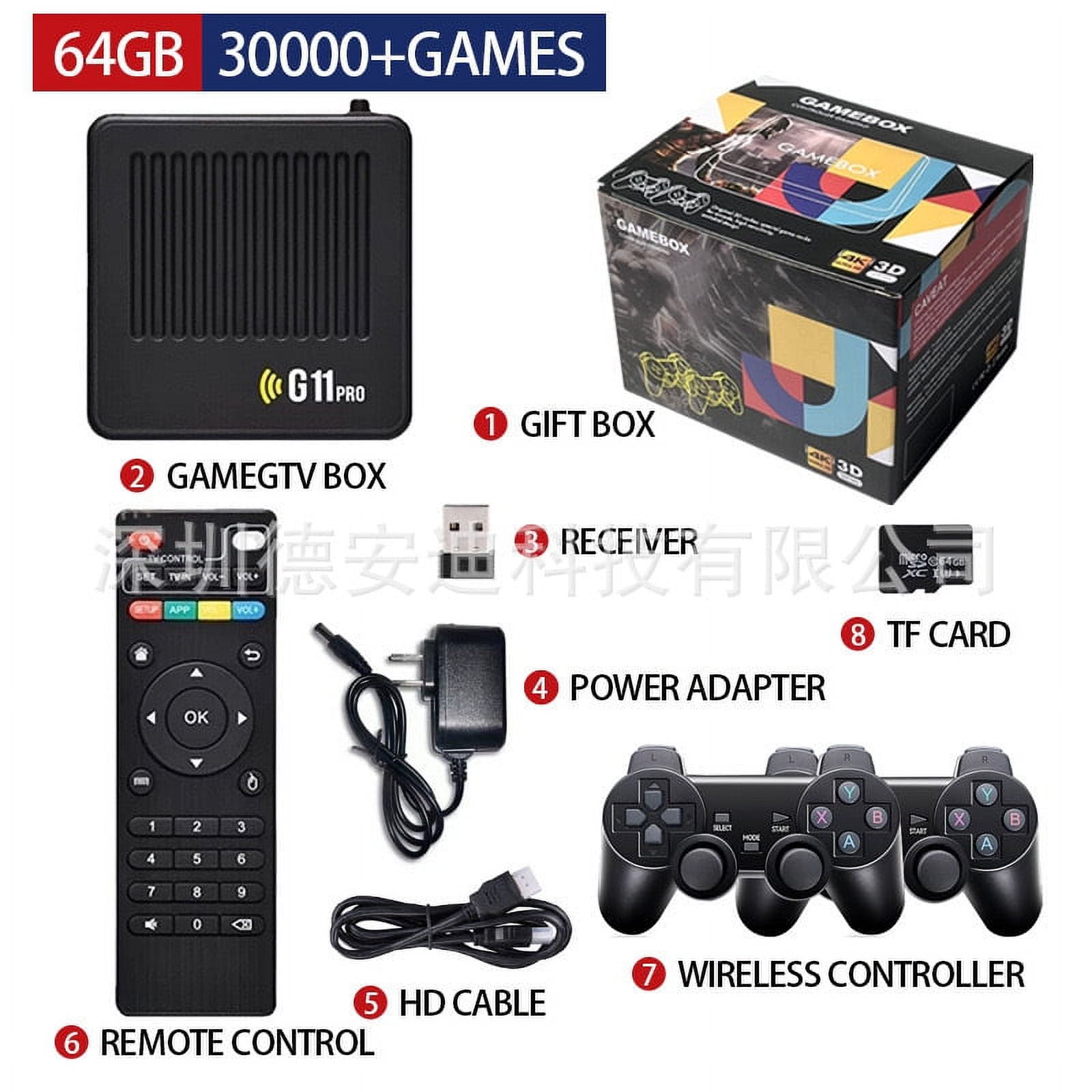 Retro Games Console,X2 Plus Game Stick Retro Console Double Wireless ...