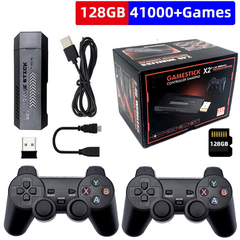Retro Games Console,X2 Plus Game Stick Retro Console Double Wireless ...