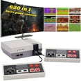 Retro Gaming Console with 620 Built-in Classic Games, 8-Bit Video Game System for Adults and ...