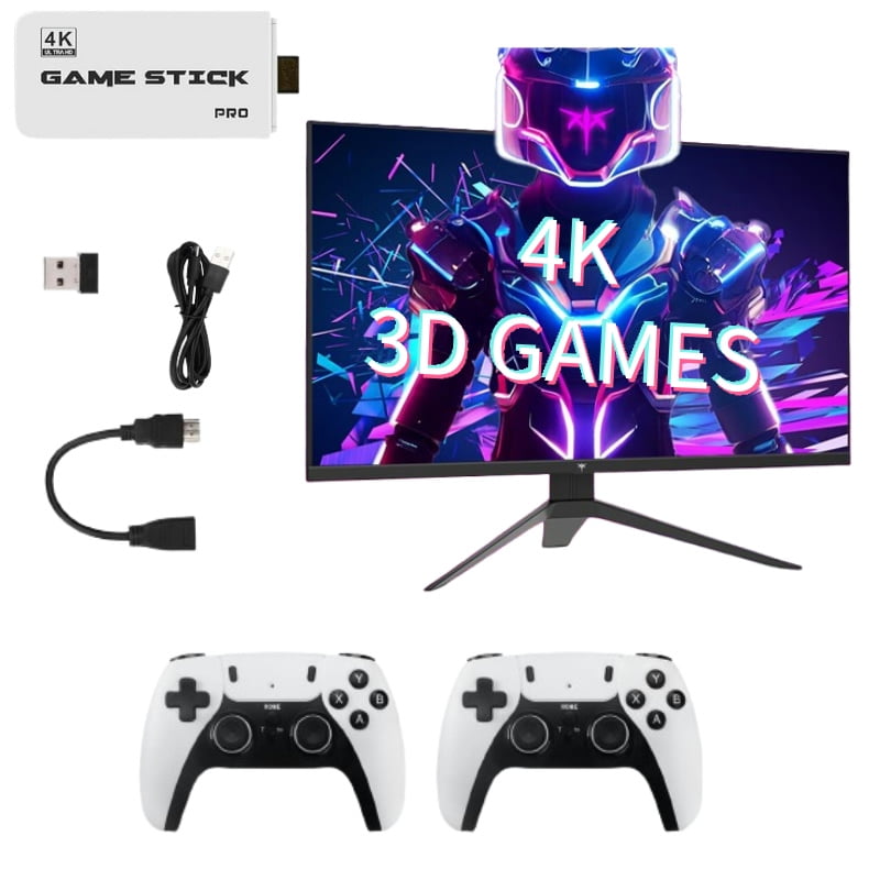 Retro Gaming Consoles - Built-In 23 Emulators Wireless Game Stick, 4k ...