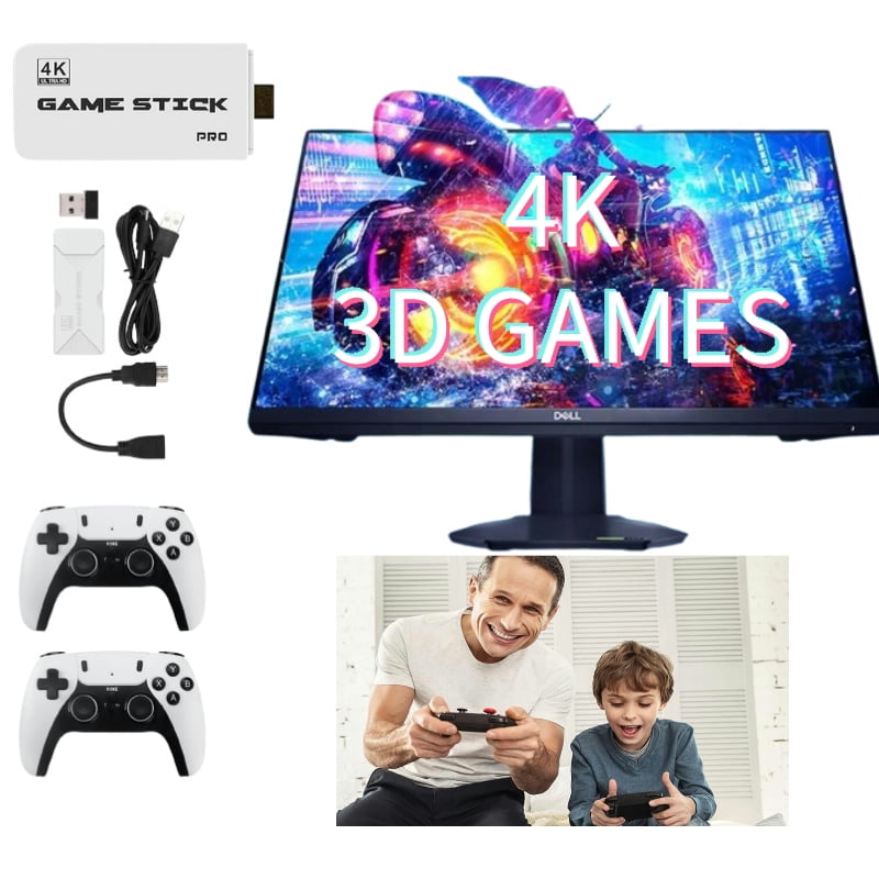 Retro Gaming Consoles - Built-In 23 Emulators Wireless Game Stick, 4k ...