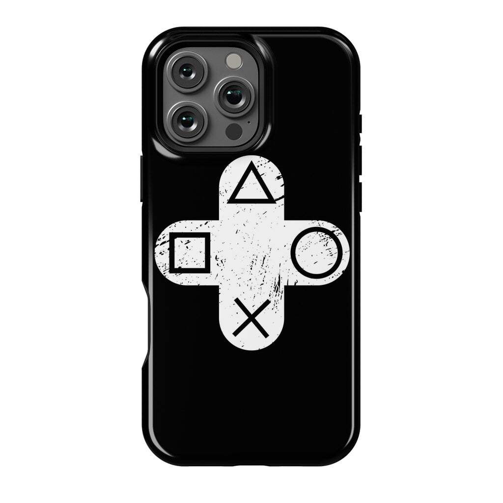 Retro Gaming Controller Button Phone Case for iPhone 11 12 13 14 15 16 ...