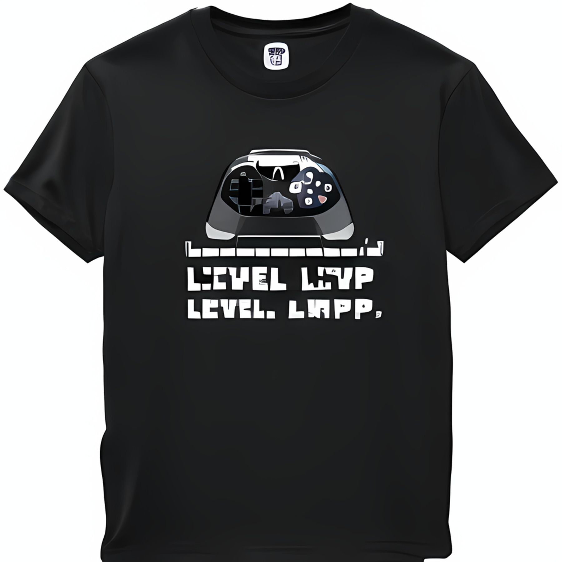 Retro Gaming Inspired Black T-Shirt with 'Level ' Graphic Perfect for ...