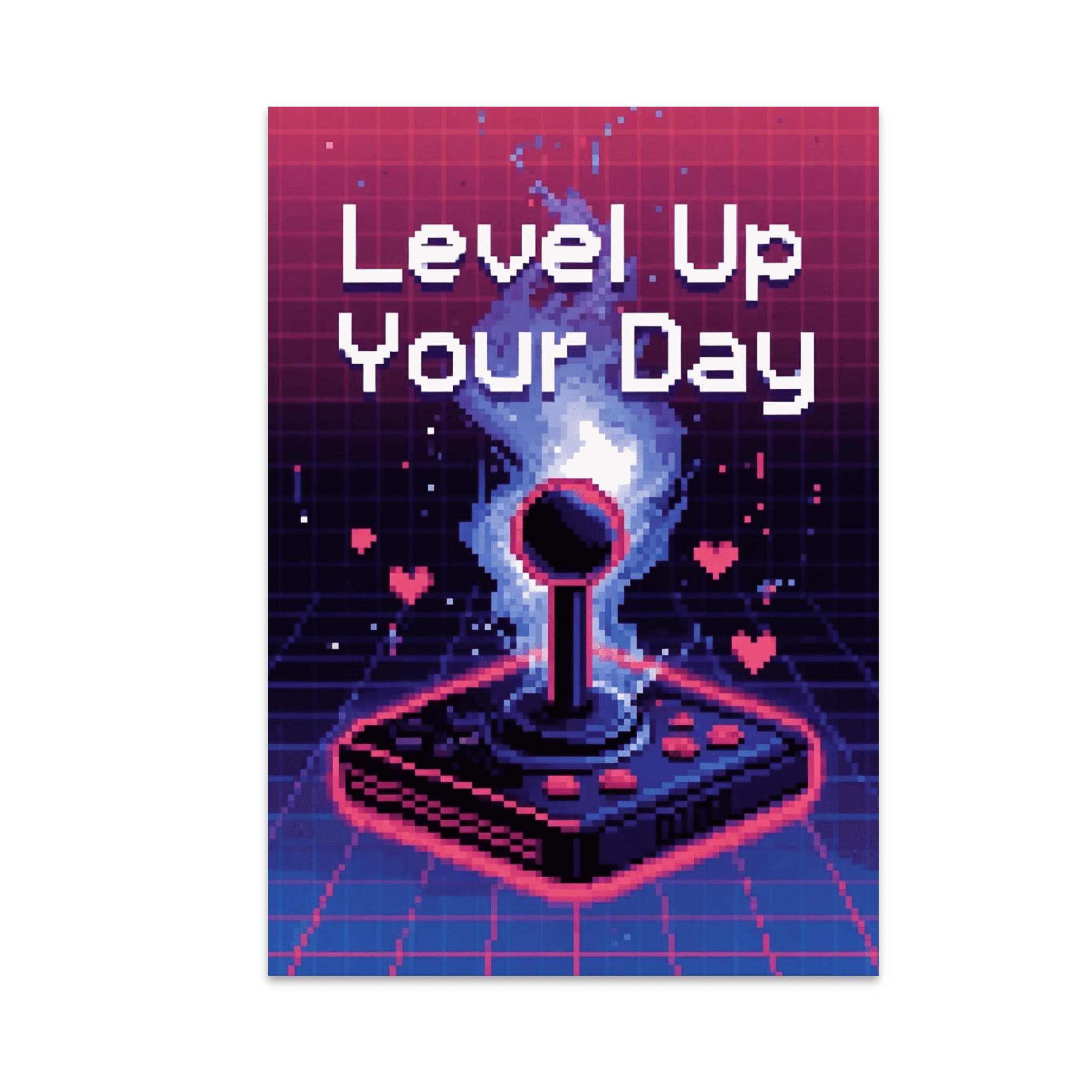 Retro Gaming Joystick Art - Video Game Enthusiast - 13x19 Poster Print ...
