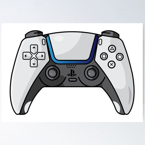 Retro Gaming Nostalgia – Psp Controller Vector Art Poster Wall Art ...