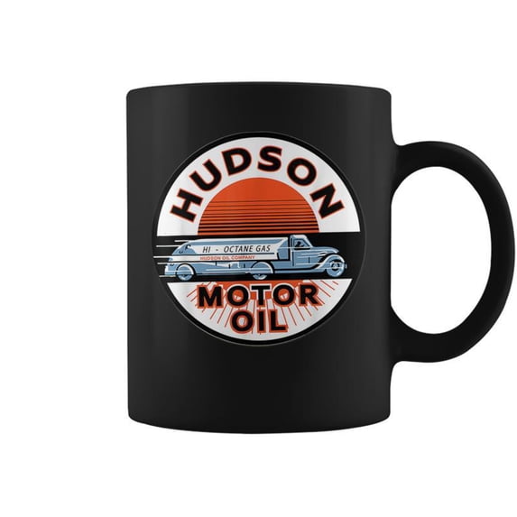 Retro Gas Station Hudson Motor Oil Car Bikes Garage Coffee Mugs ...