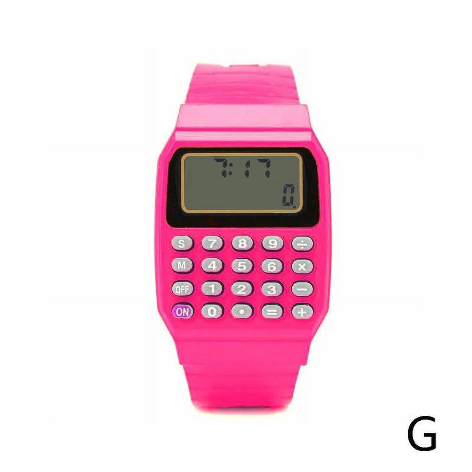 Retro Geek 80s Unusual Calculator Mens Womens Wrist Colour Digital 7 ...