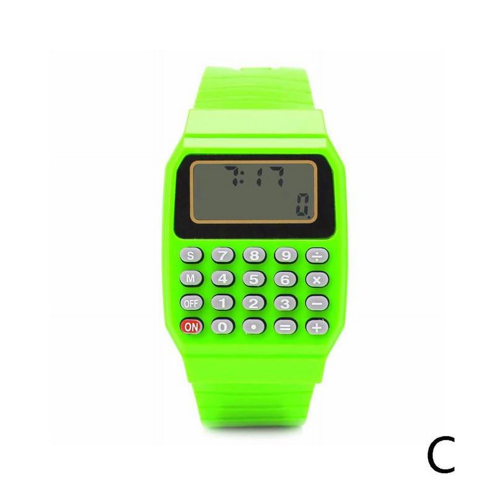 Retro Geek 80s Unusual Calculator Mens Womens Wrist Watch 7 Colour ...
