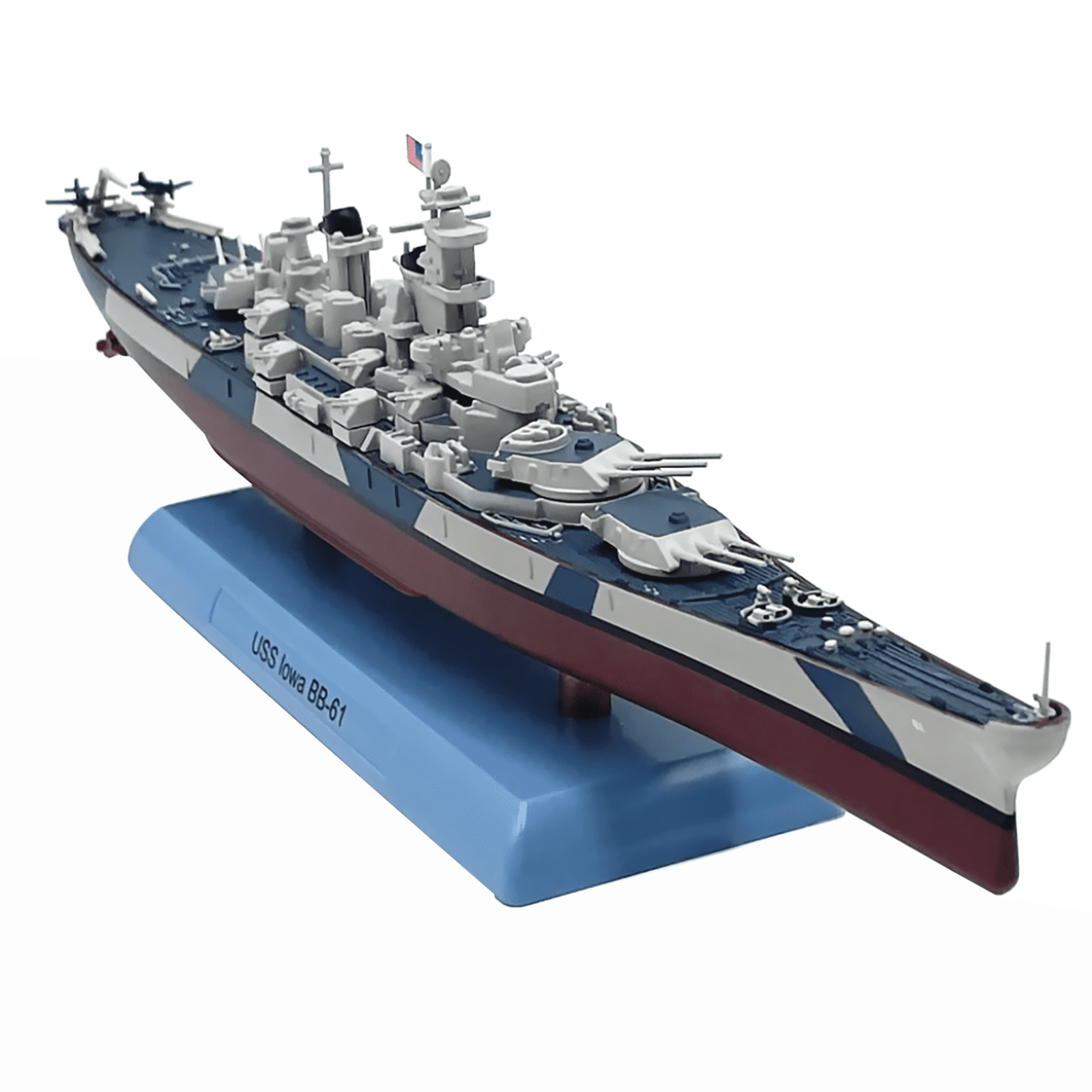 Retro Gifts 1:1000 Scale US BB-61 Iowa Battleship Model Elegant ...