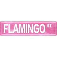 Make Em Laugh, Flamingo Wisdom Metal Sign, Indoor and Outdoor DÃ©cor, 8 ...
