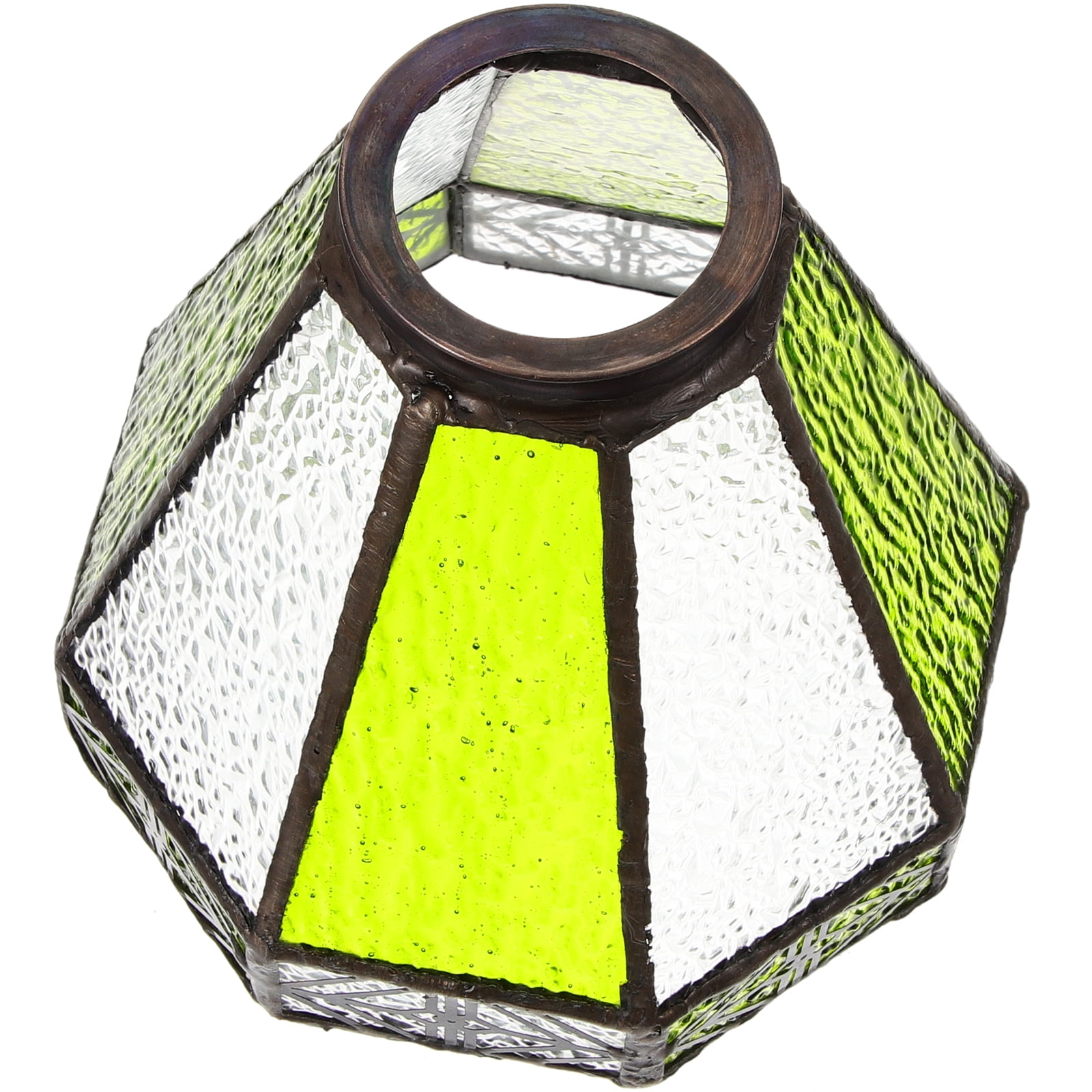 Retro Glass Lampshade Chandelier Light Covers Stained Small Replacement ...