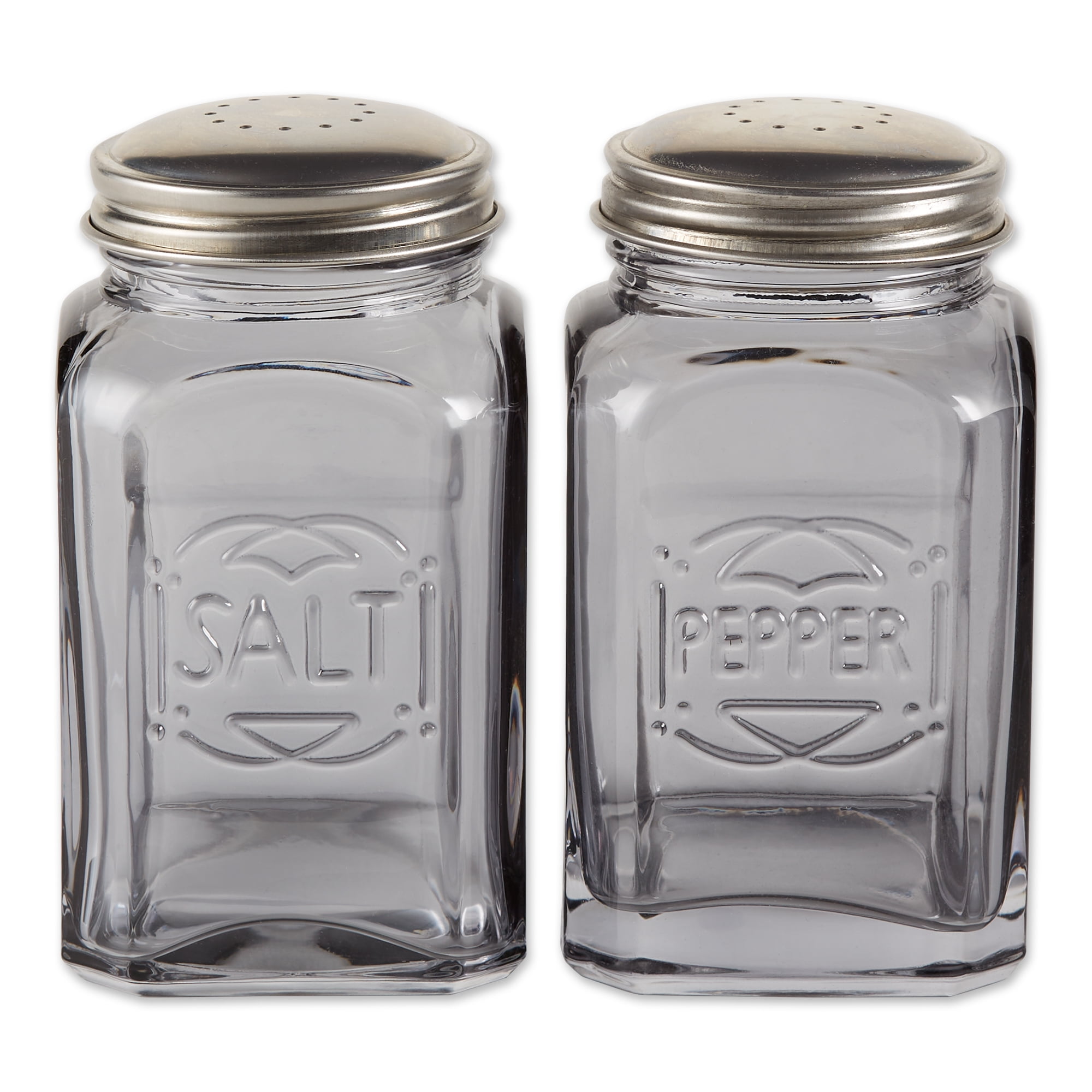 Retro Glass S&P Set - Gray - Walmart.com