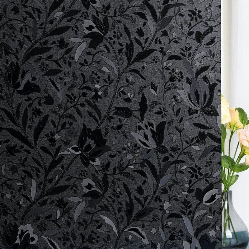 Retro Glass Window Stickers Transparent Opaque Bathroom Anti-peeping ...