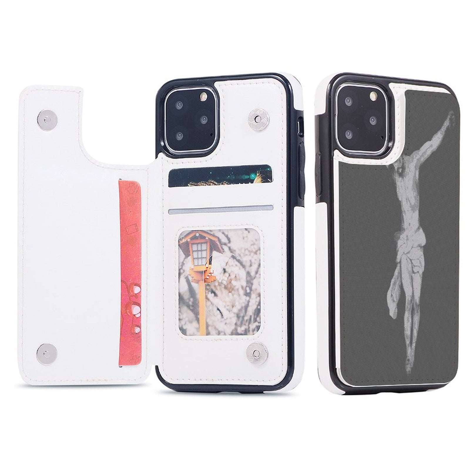 Retro, Good Friday Leather Wallet Case for iPhone 16 15 14 13 12 11 Pro ...