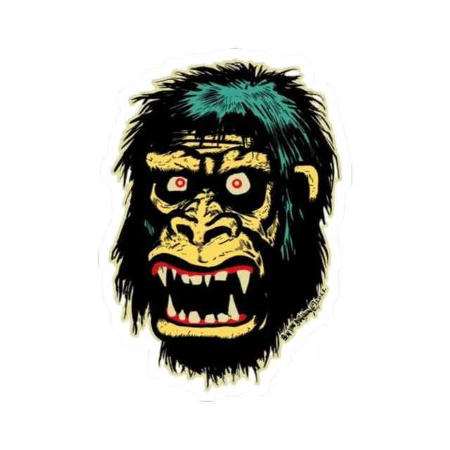 Retro Gorilla Vinyl Stickers Classic Comic Style Gorilla Artwork Design ...