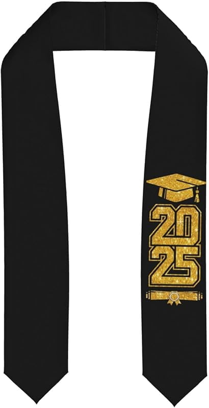 Retro Graduation Sash Cute Fashion Graduation Stole Class of 2025 ...