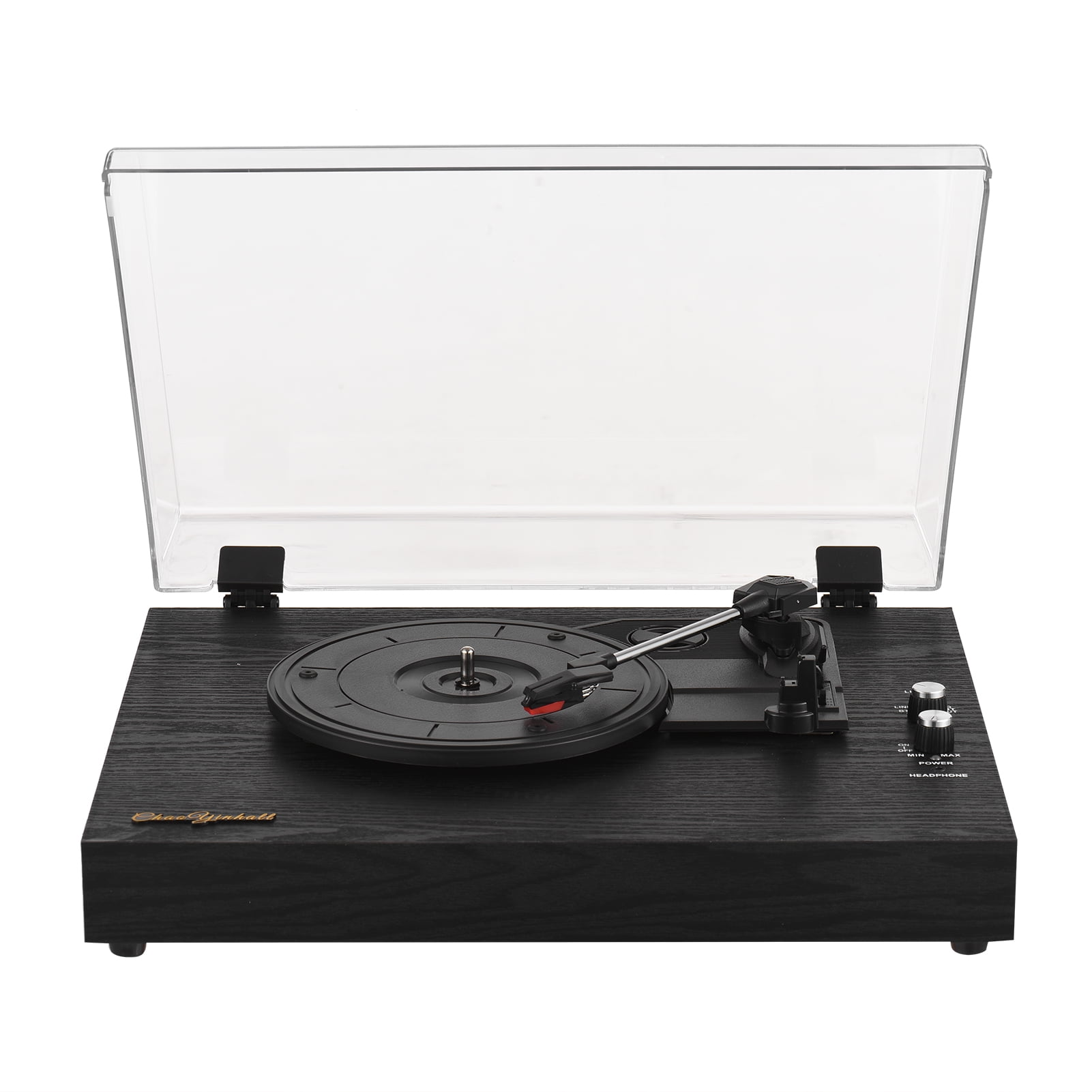 Retro Gramophone Turntable with Bluetooth - 3-Speed (33/45/78RPM), Line ...
