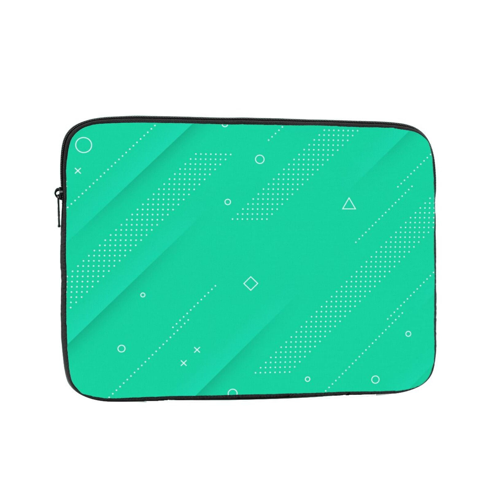 Retro Green Pastel Colors 15 inch Portable Laptop Sleeve Compatible ...