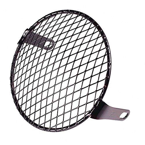 Retro Grill Diamond Side Mount Headlight Cover Mask Cafe Racer Old ...