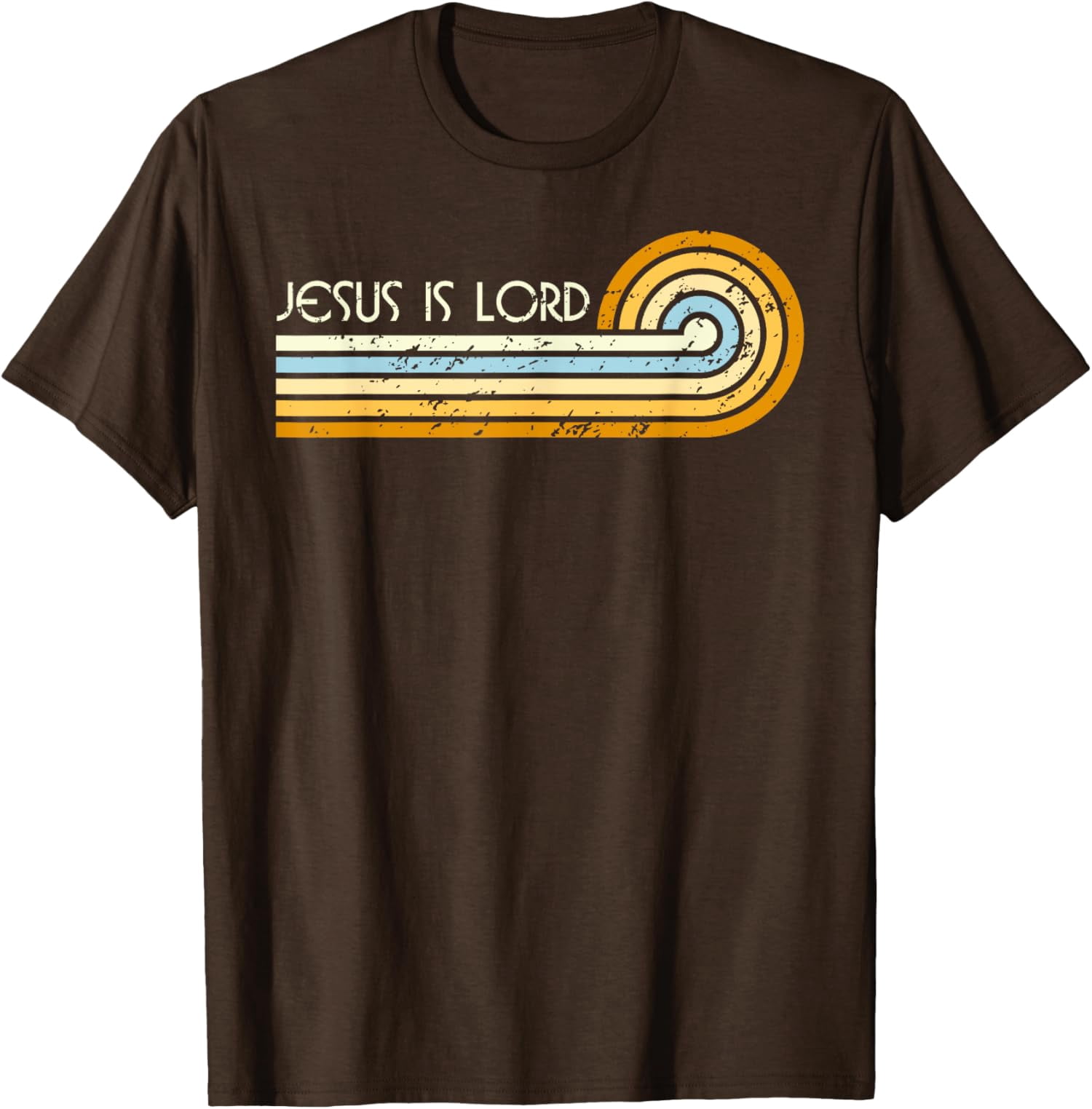Retro Groovy 1970S 1980S Christ Is Lord Romans 10:9 T-Shirt - Walmart.com