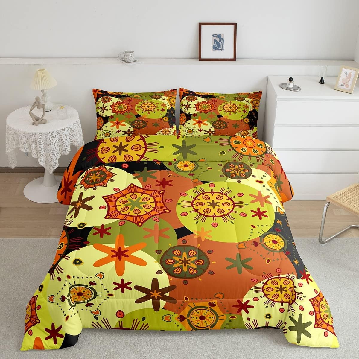 Retro Groovy Comforter Groovy 70s Bedding 80s 90s Vintage Psychedelic ...
