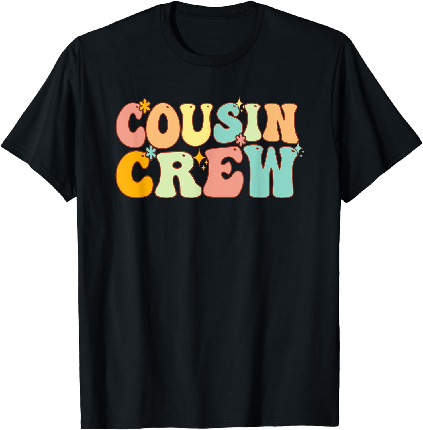 Retro Groovy Cousin Squad Crew Family Matching Kids Toddlers T-Shirt - Walmart.com