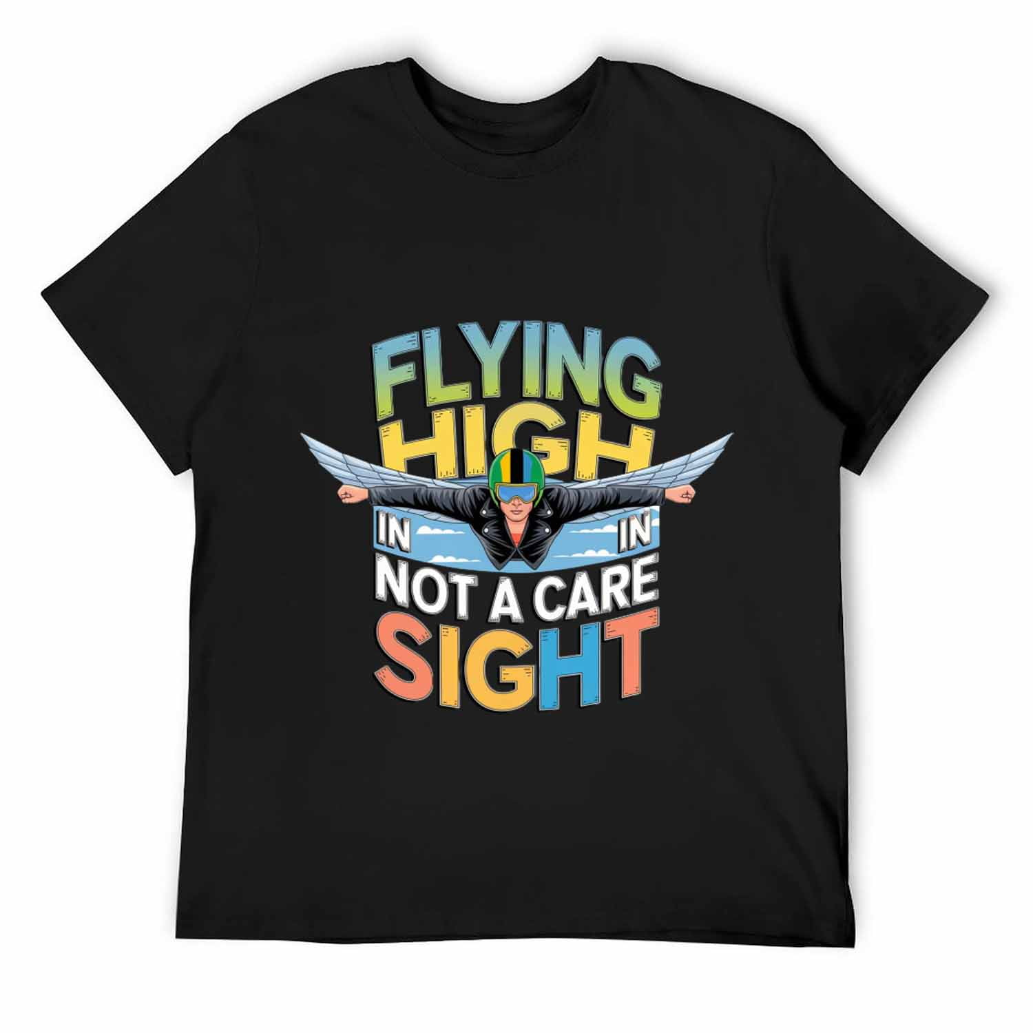 Retro Groovy Flying High Not A Care In Sighttshirt design Deer Ot ...