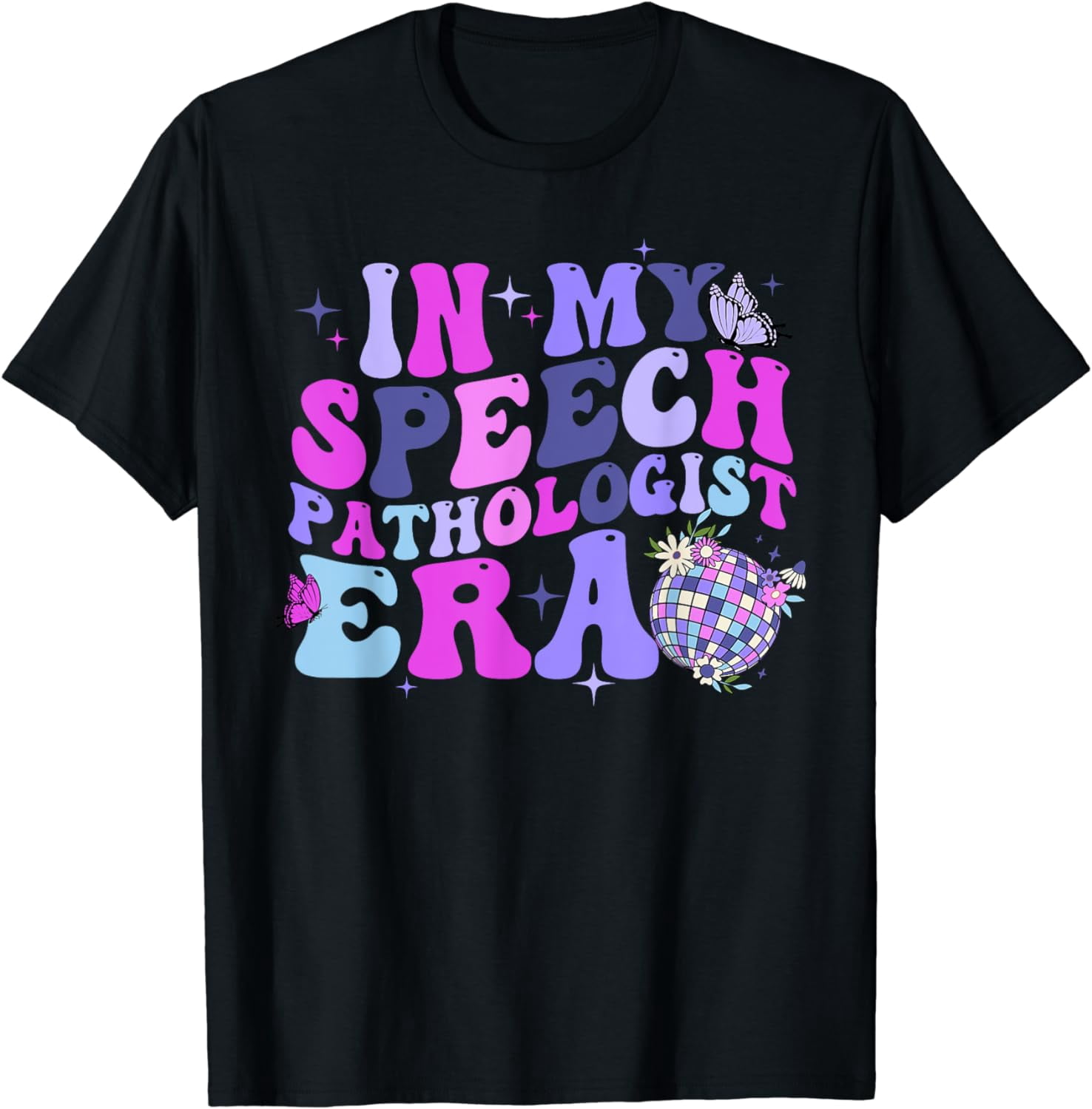 Retro Groovy In My Speech Pathologist Era SLP AAC SLPA T-Shirt ...