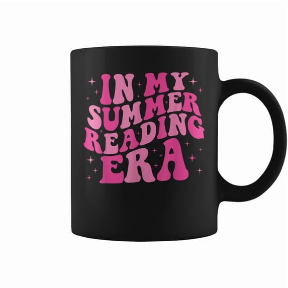 Retro Groovy In My Summer Reading Era Book Lovers Reader Coffee Mugs ...