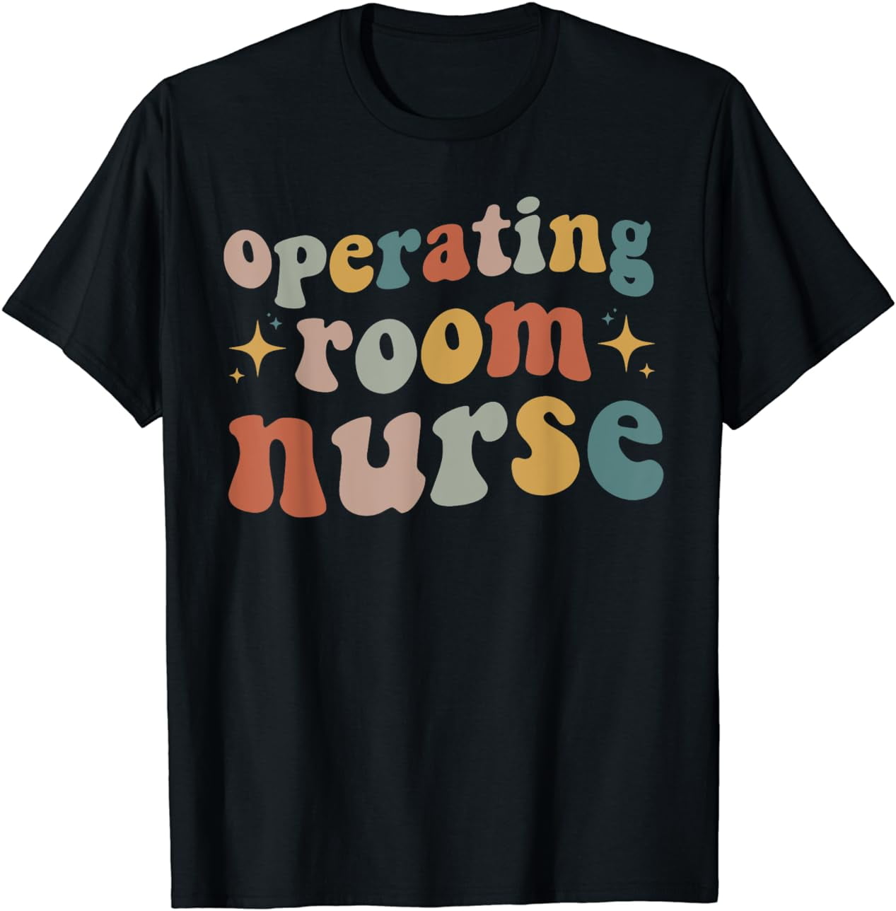 Retro Groovy Operating room Nurse Nursing OR Surgical Nurse T-Shirt ...