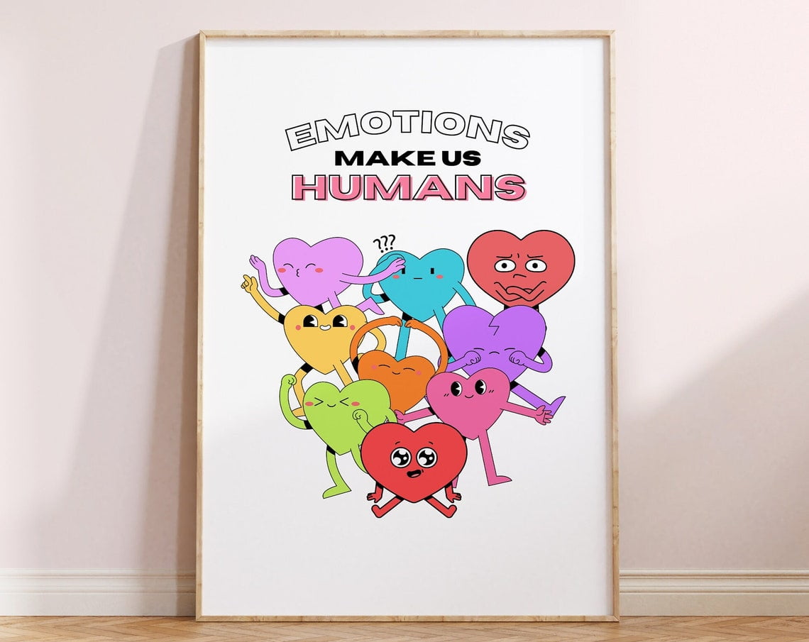 Retro Groovy Print Vintage Retro Wall Art 70S Style Poster Trendy Print ...