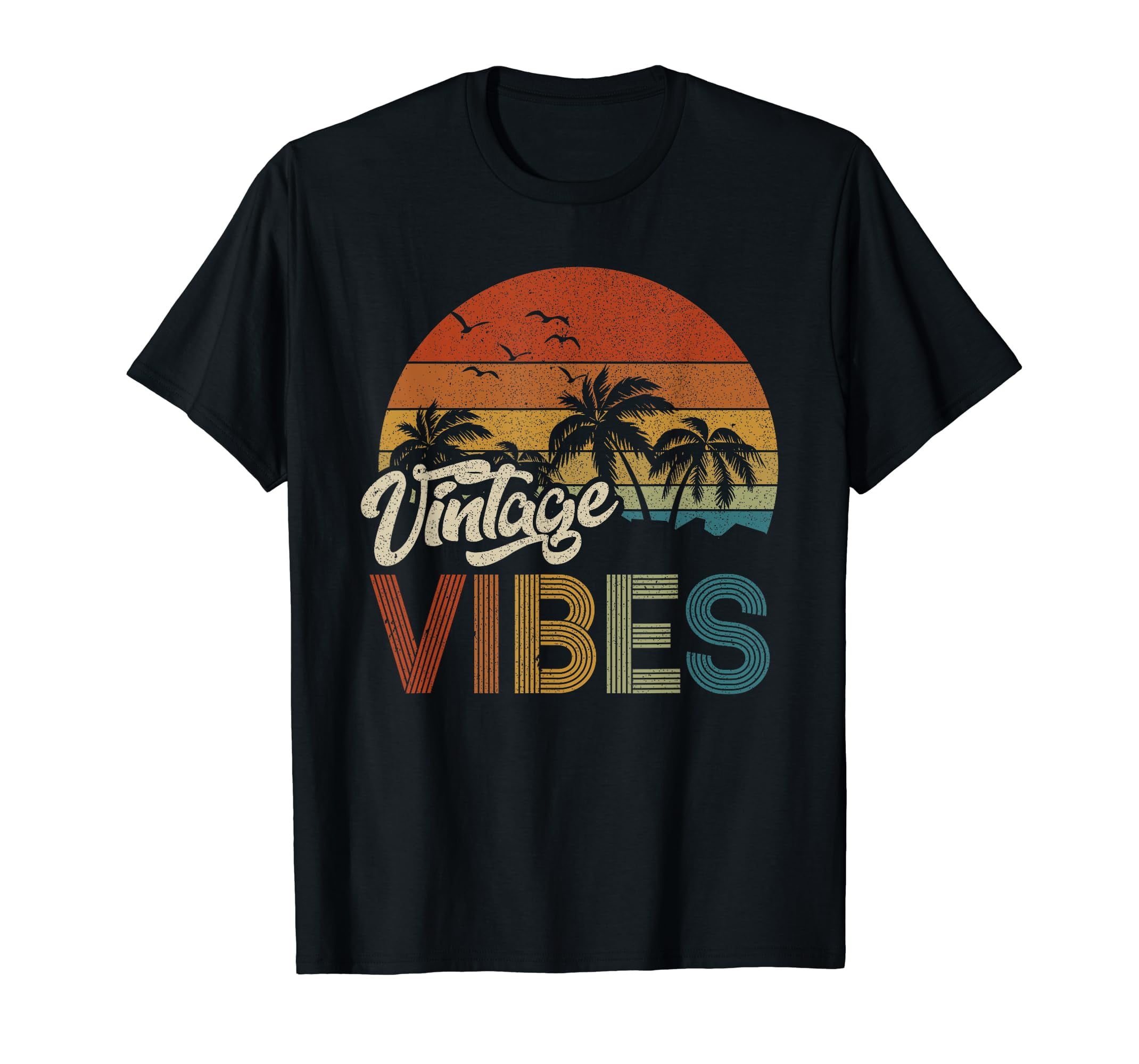 Retro Groovy Summer Vibes For Women Men Kids Summer Vacation T-Shirt ...