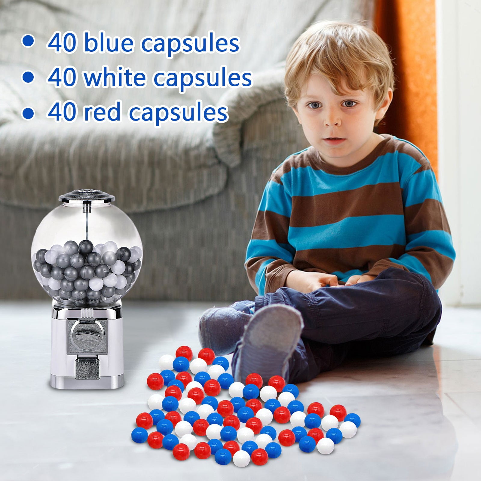 Retro Gumball Machine Candy Dispenser Vintage Style Coin Operated ...