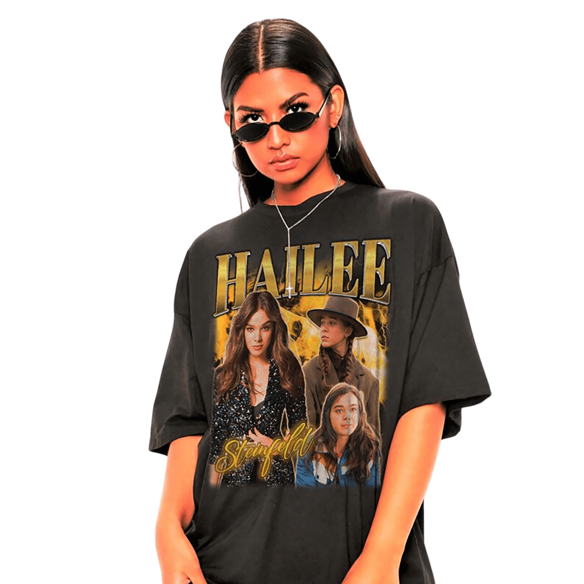 Retro Hailee Steinfeld Unisex Classic 2D T-Shirt - Hailee Steinfeld ...