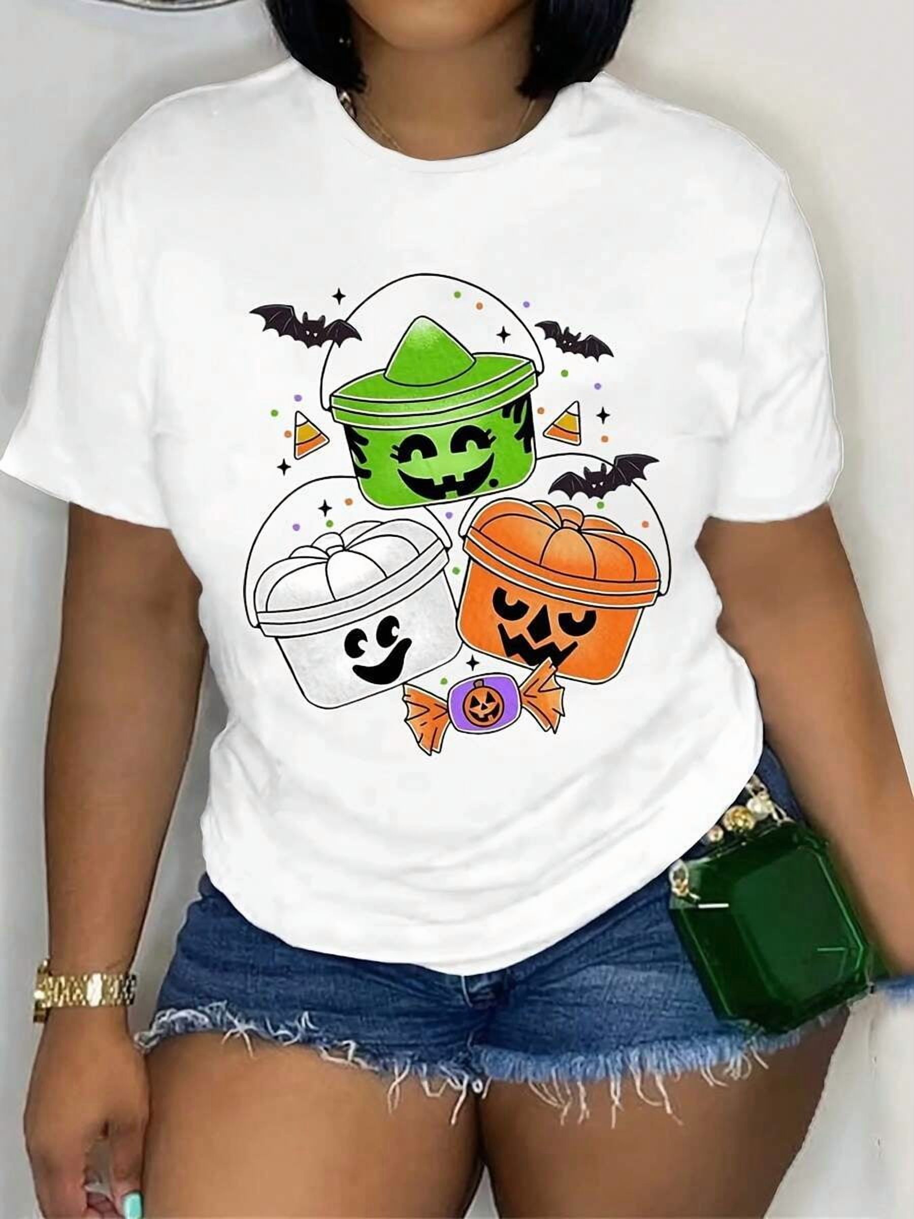 Retro Halloween Happy Bucket Shirt, Cute 90s Halloween Gifts, Halloween ...