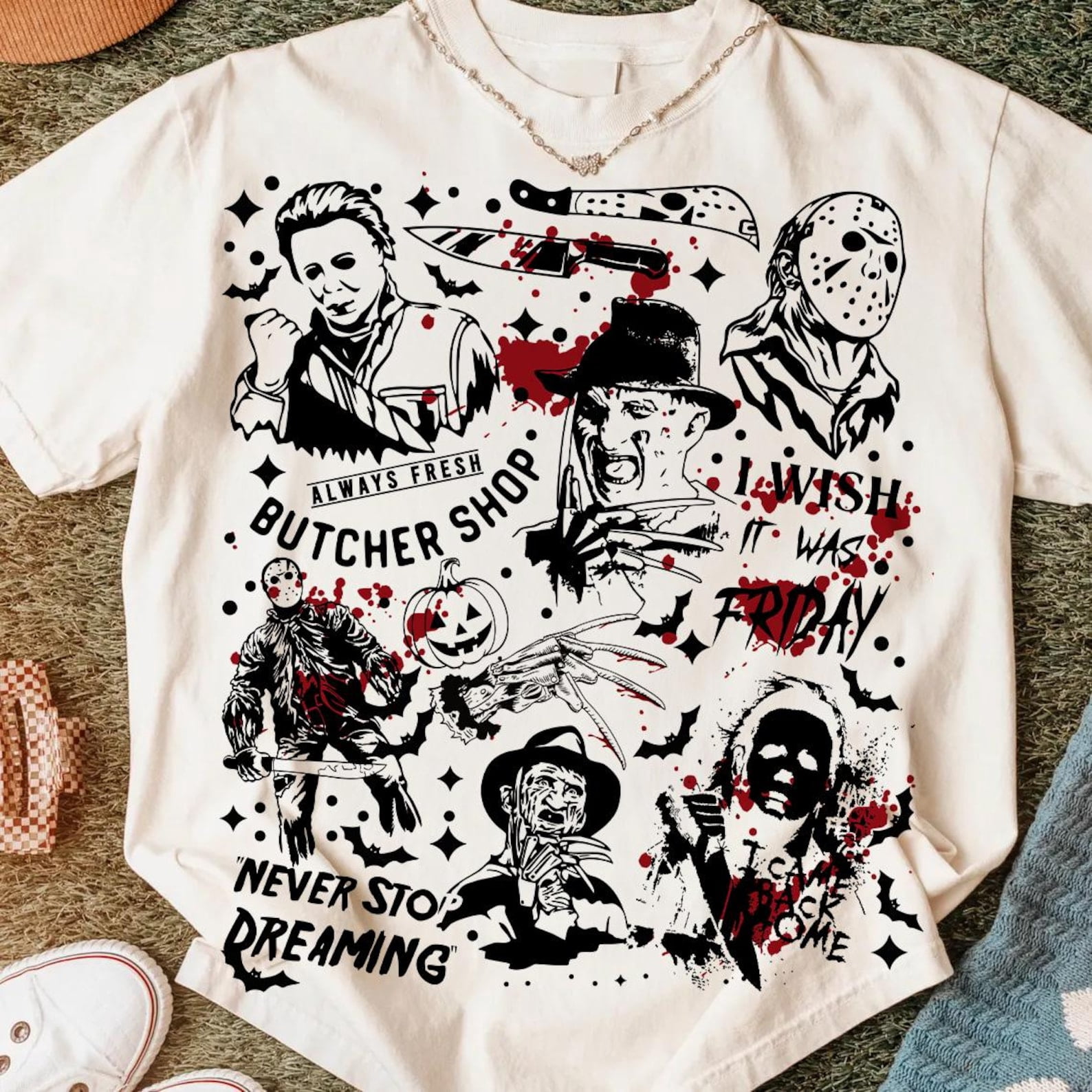 Retro Halloween TShirt, Horror Movie TShirt, Horror Halloween TShirt ...